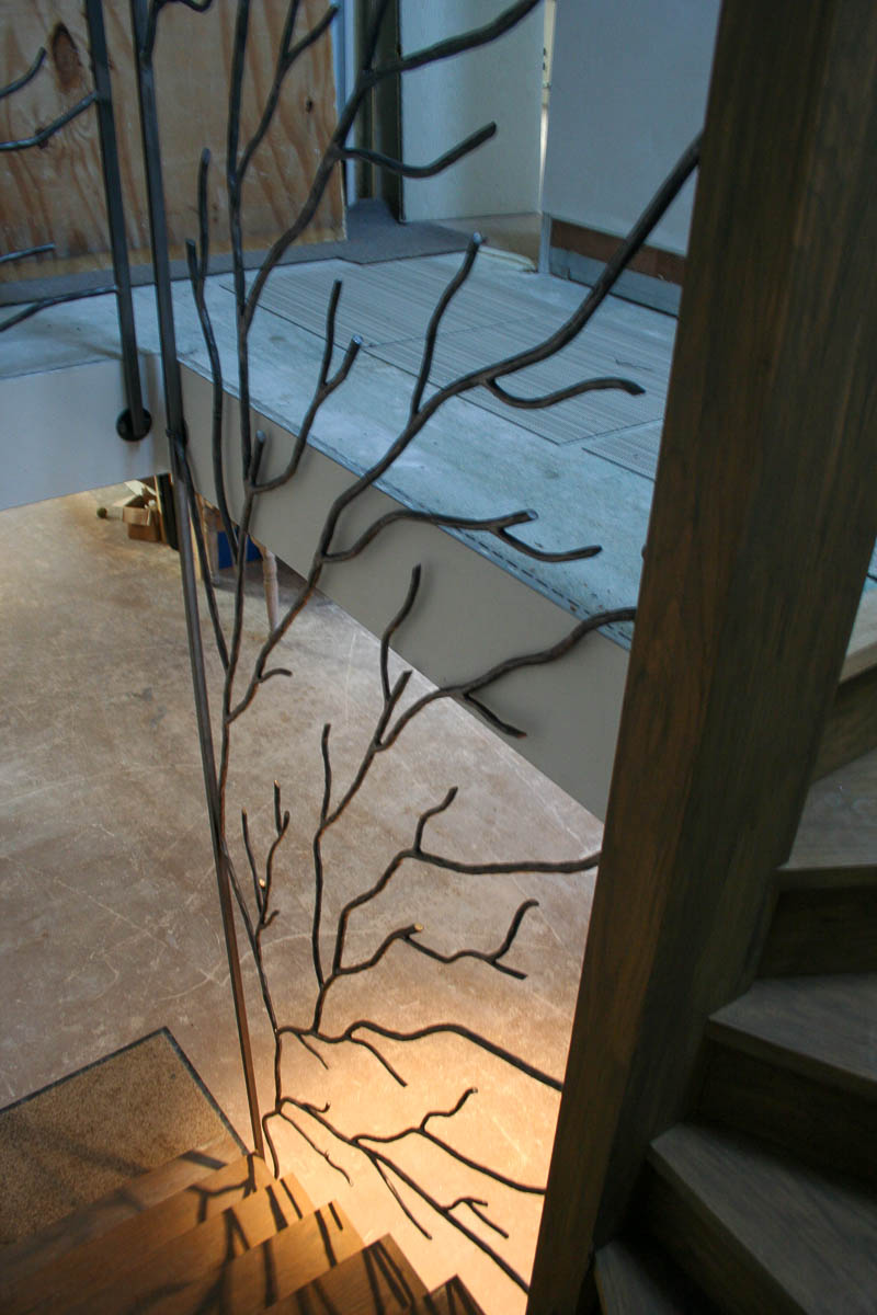 Steel Tree Stair Balustrade